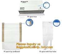 China Clear Medical Disposable Polythene Apron,Medical Disposable PE Apron,Medical Colored Disposable PE Apron For Hospital for sale