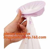 China 100% Biodegradable Disposable Healthcare Emesis Bag,Medical Emesis Bag with a Rigid Plastic Ring,Biodegradable Emesis Ba for sale