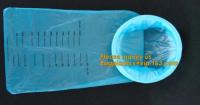 China emesis vomit bag disposable,Used for hospita/ travel /airplane/ disposable blue plastic vomit bag with ring Medical Emes for sale