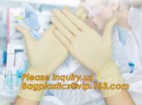 China Medical and daily use sterile latex surgical disposable gloves,Latex free powder free examination medical purple disposa for sale