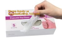 China Powder-free non-sterile 100% natural rubber latex examination gloves /gloves latex medical consumables bagease bagplasti for sale