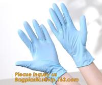 China Powder-free non-sterile 100% natural rubber latex examination gloves /gloves latex medical consumables bagease bagplasti for sale