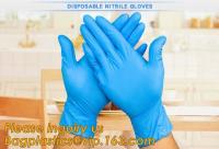 China Factory wholesale price nitrile disposable gloves for medical examination use,OEM non-sterilization powder free disposab for sale