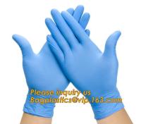 China Blue Non-Medical Biodegradable Disposable Powder Free Examination Nitrile Gloves,Hand Gloves Manufacturers powder free n for sale
