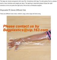 China Disposable Clear Poly Hybrid Stretch Gloves, Copolymer Polyethylene PE gloves,household kitchen dining cook transparent for sale