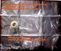 China 10 gallon bag in box for pineapple juice,Aseptic wine bag in box liquid packaging,degradable disposable 0.0Tapem thickness for sale