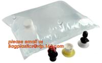 China Silver Red Wine Quad Seal Bag Glod Reusable Bag In Box For Apple Liquid And Juice,1L ~ 500L Water Bib Bag In Box & Liqui for sale