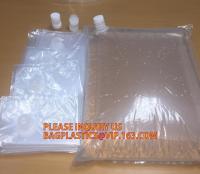 China Laminated aluminum bib wine bag in a box 20l liquid packaging wholesale,bag in box factory plastic tap bag in box BAGEAS for sale