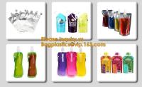 China spout Bag good for packaging liquids 16.9oz 5.3 x 8.9 inch,Liquor Pouch Drinking Flasks, Reusable Liquid Spout Bag, BPA for sale
