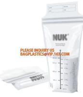 China Customized disposable plastic baby breast milk refrigerator refrigerated storage packing bag,breast milk storage bag mil for sale