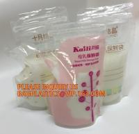 China Custom printed clear cheap food packaging baby food spout pouch easy breast milk bag breast milk storage bag for sale