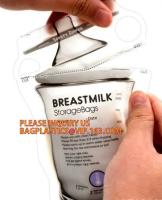 China wholesale food pouch zipper bpa free plastic standing up breast baby milk storage bags,200ml double zipper breast milk b for sale