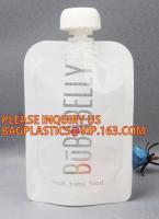 China wholesale food pouch zipper bpa free plastic standing up breast baby milk storage bags,200ml double zipper breast milk b for sale
