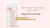 China Stand up custom zipper wholesale breast milk storage bags milk packaging plastic bag,Double zipper bpa free food grade l for sale