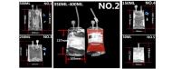 China Vampire blood bags beverage bag fruit juice drink packaging bag,Halloween Party For Blood Energy Drink Bag Dual Port IV for sale