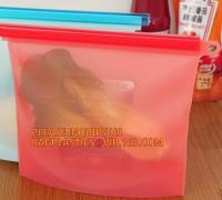 China Reusable Storage Bags Silicone Food Preservation Bag, Eco Friendly and BPA Free, Airtight Seal Food Storage Fit Versatil for sale