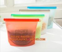 China Silicone Food Storage Bag, Reusable Silicone Food Bag For Microwave,Reusable Silicone Food Storage Bag For Food Storage for sale