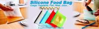 China Silicone Food Storage Bag, Reusable Silicone Food Bag For Microwave,Reusable Silicone Food Storage Bag For Food Storage for sale
