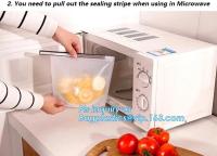 China Storage preservation reusable silicone food bag,FDA reusable silicone storage food bag with k in microwave bagease for sale