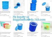 China Reusable Leakproof Silicone ice Genie,Ice Cube Maker Genie Silicone Ice bucket The Revolutionary Space Saving Ice Cube M for sale