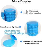 China custom ice bucket silicone ice cube maker genie silicone,barware factory sells inflatable wine beer champagne silicone i for sale