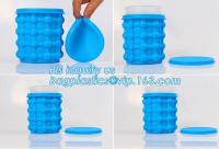 China Kitchen Tools Revolutionary Space Saving Beer Wine BPA free Silicone And PP Ice Cube Maker Genie,Party Drink Tub Chillin for sale