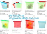 China Silicone Kitchen Bag, Silicone Food Storage Bag Reusable,Reusable Silicone Food Storage Bag Food Grade Vegetable Storage for sale