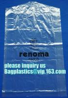 China Wholesale Clear Plastic Dry cleaning poly garment bags for packing clothes storage on roll,dry cleaning plastic rolls ba for sale