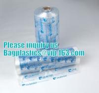 China Clear Polythene 21x4x54'',0.8mil Dry Cleaning Bags and Perforated Plastic Bags on Roll with Custom Printing for Laundry for sale