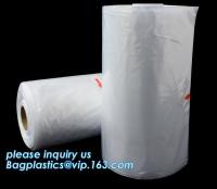 China pack dry cleaning bags roll,wholesale clear plastic dry cleaning dust cover HDPE garment bags for packaging clothes stor for sale