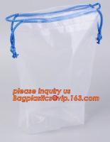 China biodegradable Customized Laundry Drawstring Poly Bag Plastic Laundry Bag For Hotel With Own Logo,Poly Plastic Drawstring for sale
