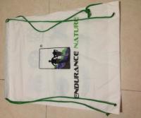 China Biodegradable Cheap Price Customized Logo Printed Poly Drawstring Hotel Travel Laundry Plastic Bag,Drawstring Laundry Ba for sale