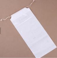 China Biodegradable Plastic Manufacturer Wholesale Commercial Hotel White Poly Drawstring Printed Laundry Bags bagease package for sale