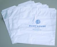 China Biodegradable drawstring laundry poly bag with printing,Logo Printed Poly Drawstring Hotel/Travel Laundry Plastic bag for sale