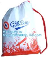 China Biodegradable Hotel packaging clothes for laundry plastic bag Customized Poly Plastic Drawstring customed Hotel Plastic for sale