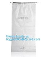 China Biodegradable Eco-friendly cotton drawstring poly packaged bag for laundry used in hotel,Travel Carrying drawstring bags for sale