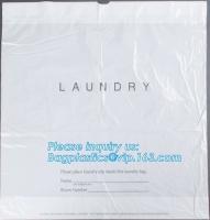 China Biodegradable Eco-friendly cotton drawstring poly packaged bag for laundry used in hotel,Travel Carrying drawstring bags for sale