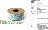China clear LLDPE easy tearing line pre-opened in roll bag,Factory custom LLDPE plastic autobag Preopened polybag on a Roll for sale
