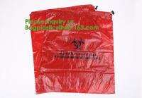China Biodegradable Dtrawstring Biohazard Bags Medical drawtape, Biological Hazard Bag,Yellow Biohazard Bag - Bio Hazard Waste for sale