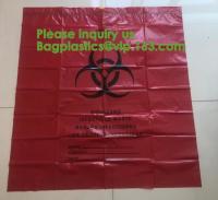 China Biodegradable Dtrawstring Biohazard Bags Medical drawtape, Biological Hazard Bag,Yellow Biohazard Bag - Bio Hazard Waste for sale