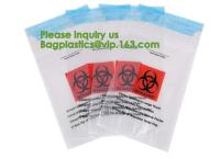 China Bio-Medical Hazardous waste,Bio-hazard Specimen Bag 6″ X 9″ Printed English Medical Mart,Biological Waste Management and for sale