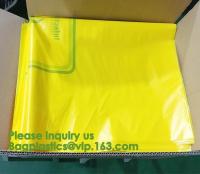 China 25 x Strong Clinical Waste Biohazard / Bio Hazard Yellow Bags,Autoclave Biological Hazard Bags / Specimen Bags bagease for sale