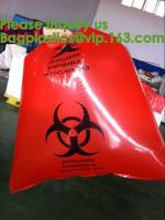 China Waste Disposal Guide for Research Labs,HDPE Biological Hazard bags,Biological Hazard Waste Bags, 600 x 500mm, Yellow-50/ for sale