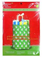 China Customized High quality Christmas Giant Size Gift Bag Plastic Bike Cover Bag,Assorted Sizes Giant Gift Bags Jumbo Christ for sale