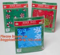 China Giant PVC/EVA gift toy drawstring plastic storage packing bag with handle,XMAS giant plastic gift poly bag 36