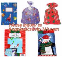 China Large size custom design plastic biodegradable disposable christmas Giant gift bag,Bike Bags Gift Cover Giant Gift Bags for sale
