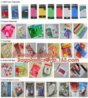 China solid color tablecloth printed table cloth treat bags jumbo gift bag door window covers,party banners giant goody gift b for sale
