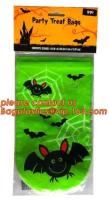 China Halloween Candy Bag Basket Trick or Treat Pumpkin Tote Bag for Kids,gift decoration item Halloween cellophane treat bag for sale