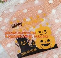 China cone shape custom print clear plastic christmas candy bag,cone shaped clear candy treat opp bag,Various Styles Christmas for sale