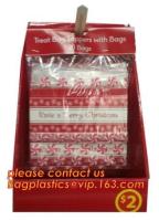 China Clear Cello Bags Adhesive - 1.4 mils Thick Self Sealing OPP Plastic Bags for Bakery Cookies Christmas Halloween Party for sale
